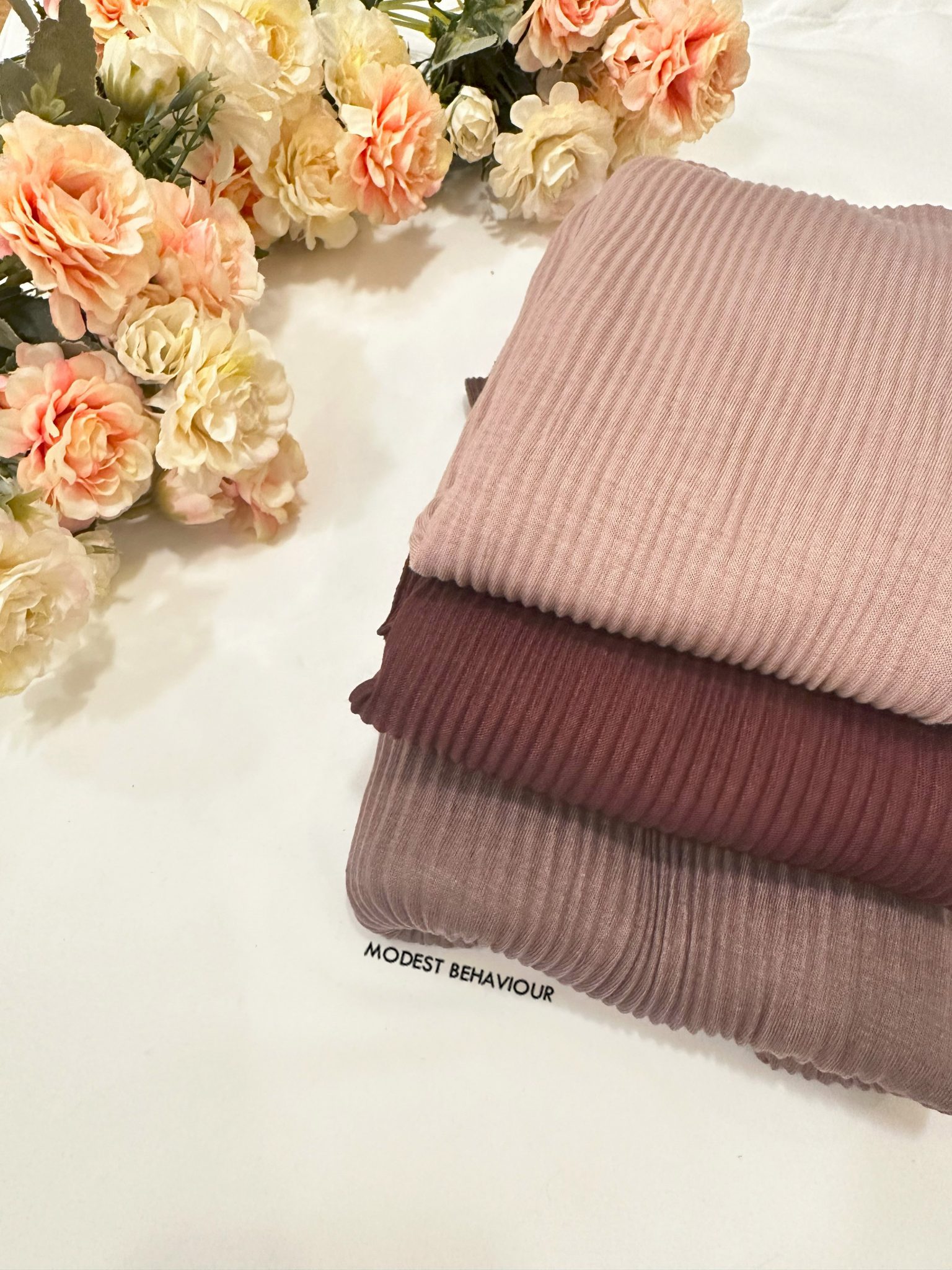 Premium Crinkled Jersey Hijabs - Modest Behaviour